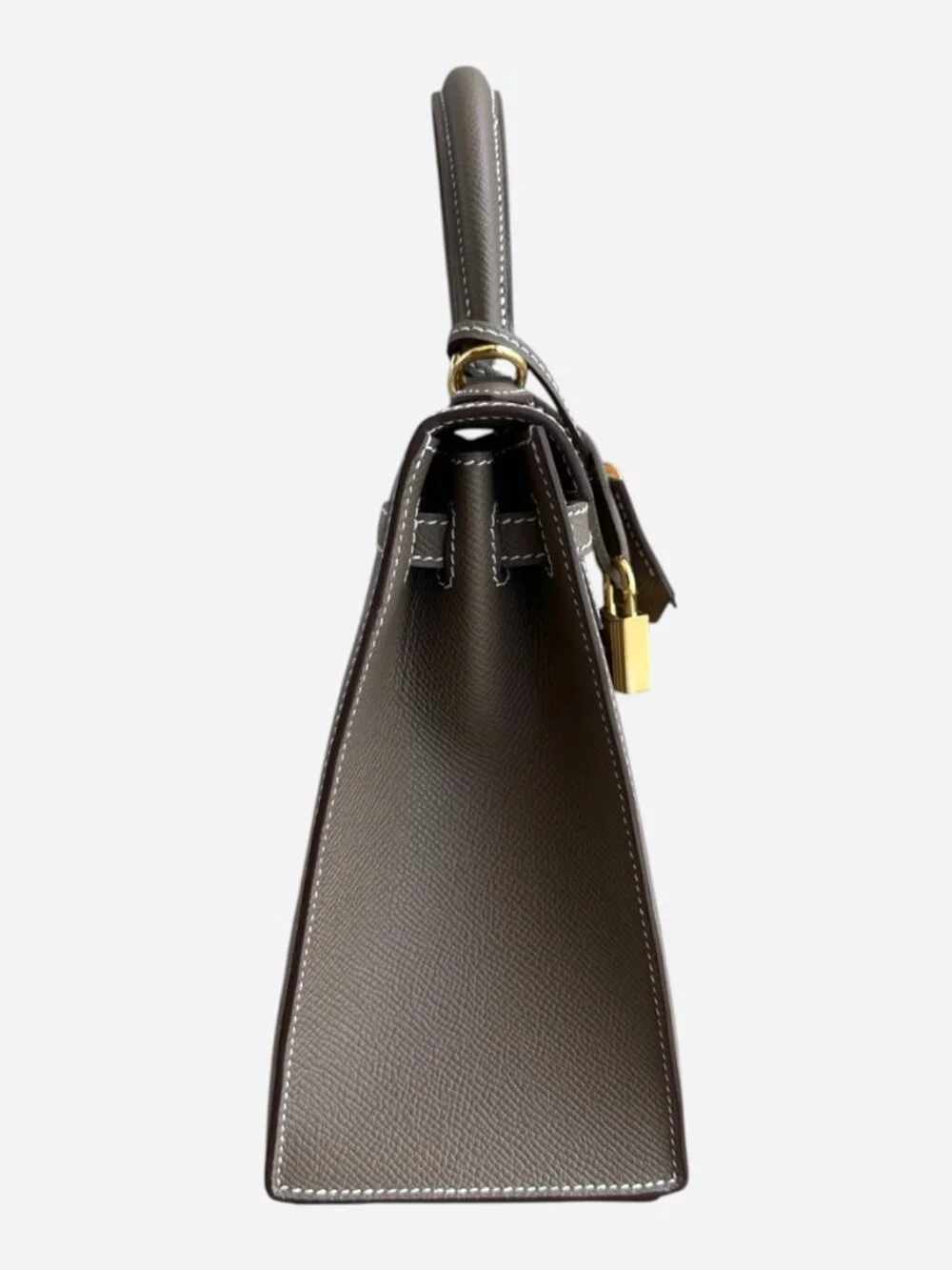 Hermes | Bags | Hermes Etoupe Epsom Sellier Gold Hardware Kelly 25 ...